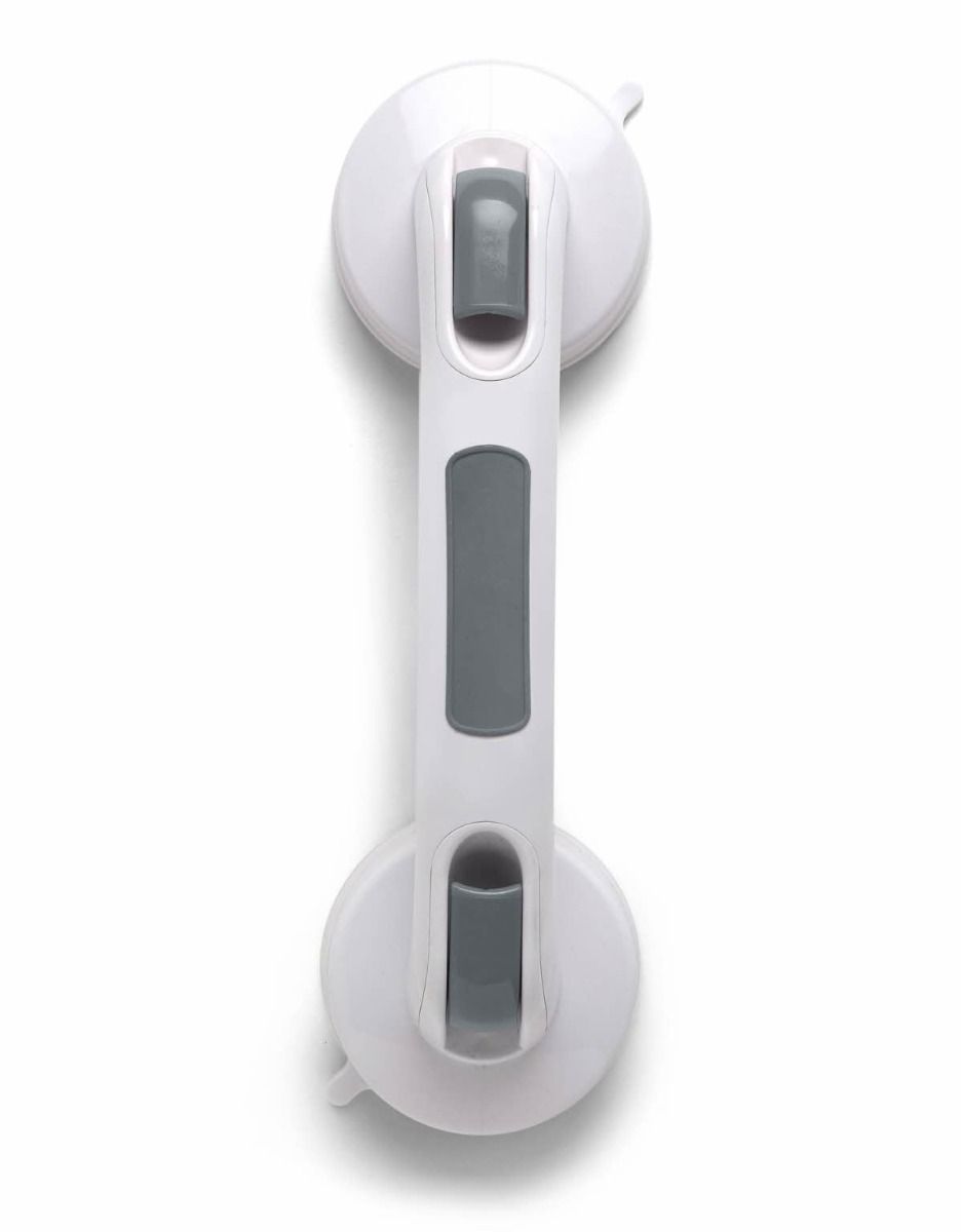 Medline Bathroom Wall Mount Suction Grab Bar 12in 3Ct