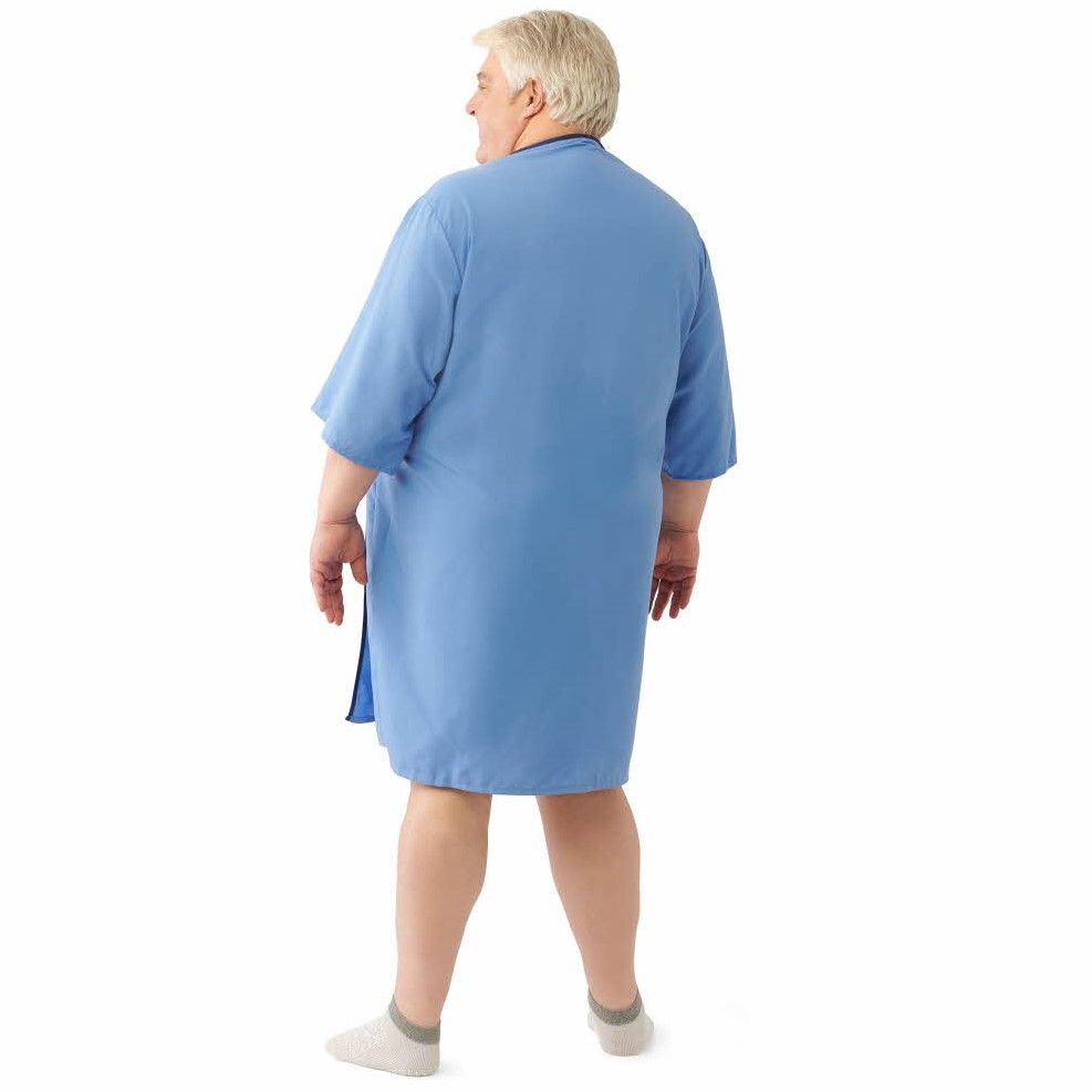 Medline Front-Opening Exam Patient Gown Size 2XL/3XL 1Ct
