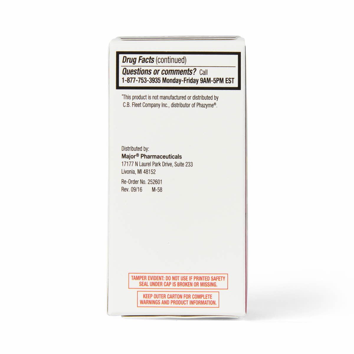 Ultra Strength Simethicone Gas Softgels 180mg 60Ct