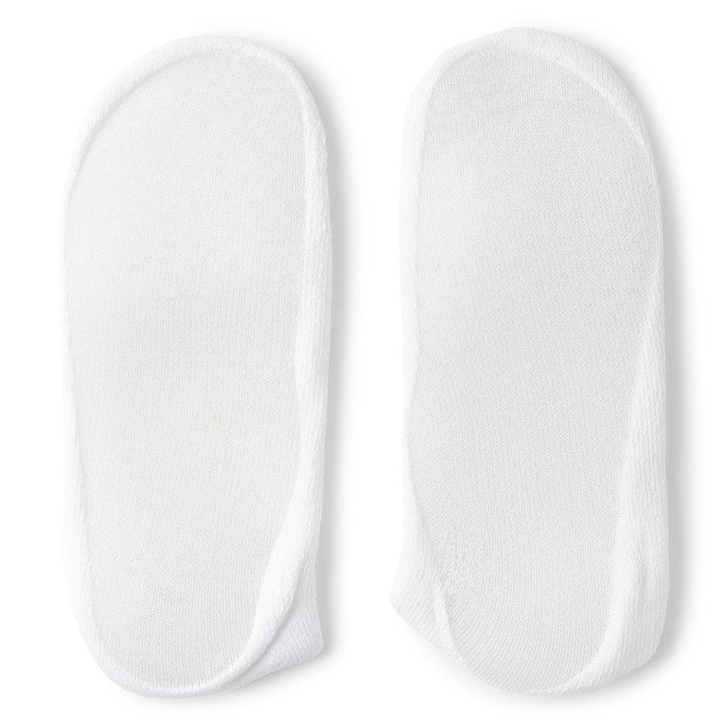 Diabetic Gel Crew Sock, White, Size 10-13