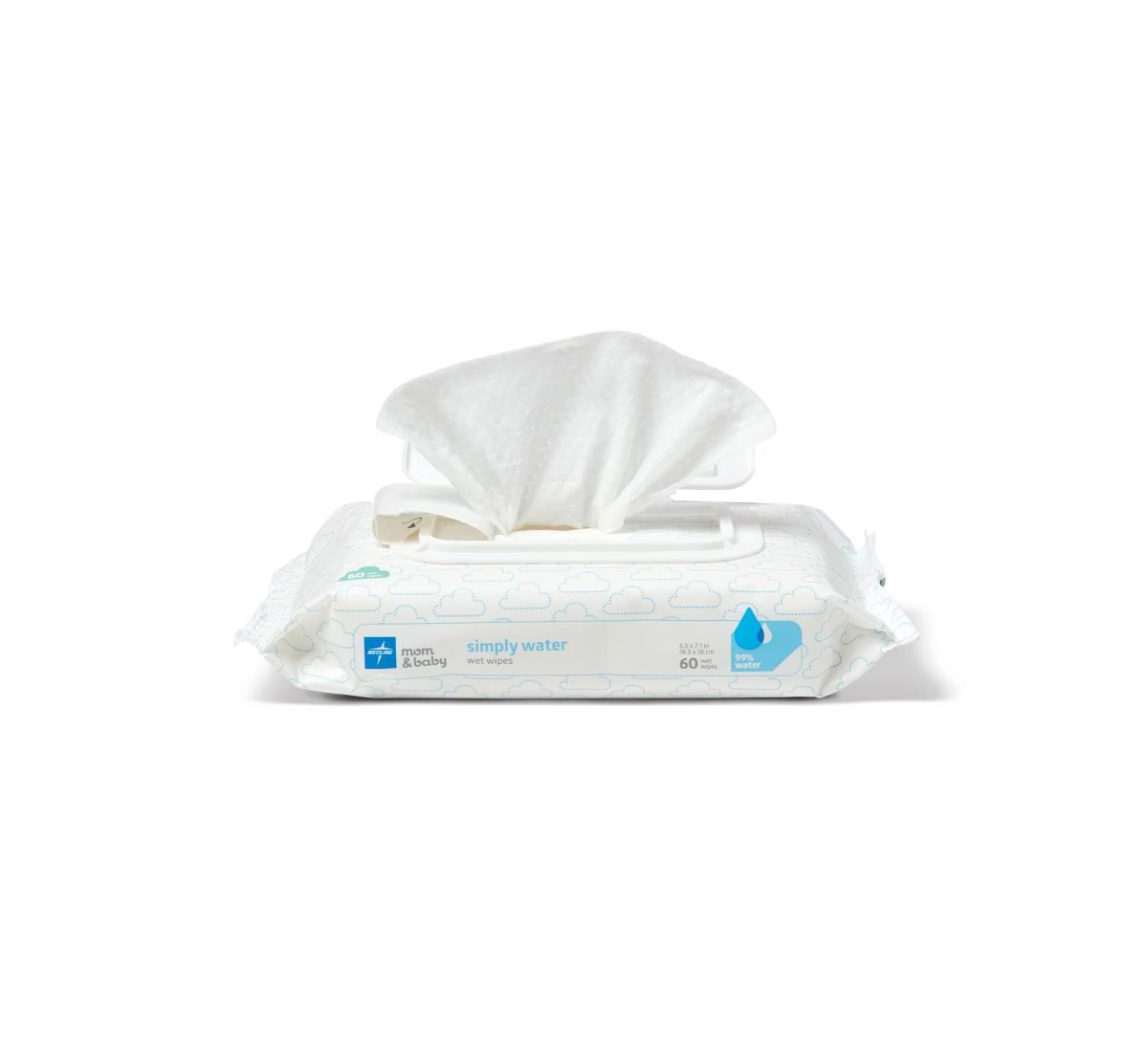 Patient Wet Wipes: Simply Water Fragrance-Free Baby Wipes, 6.5in x 7 ...