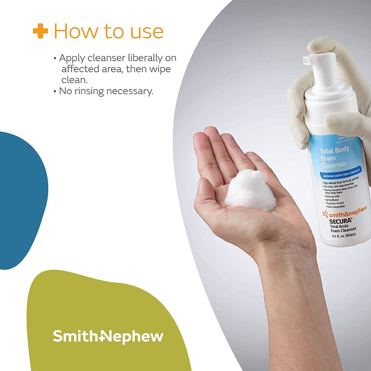 Secura Body Cleanser Foam 4.5oz 1Ct