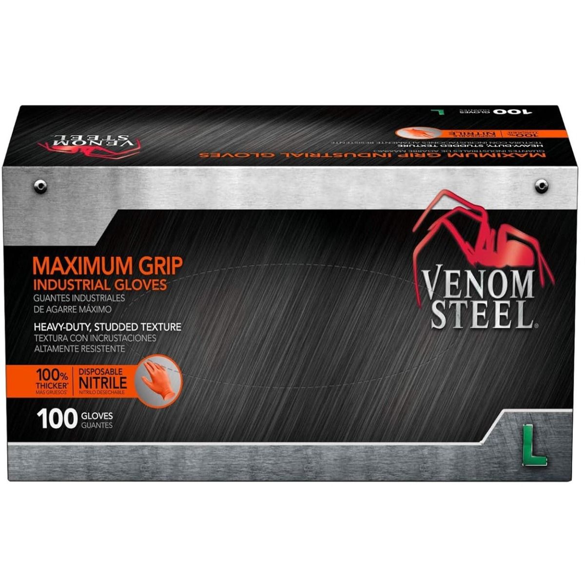 Venom Steel Industrial Nitrile Gloves Size L 1000Ct
