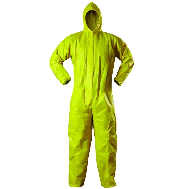 Venom Steel Heavy-Duty Chemical Splash Coverall Size L/XL 24Ct