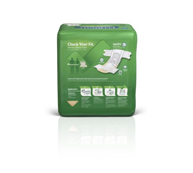 Medline FitRight OptiFit Ultra Disposable Brief XL 80Ct