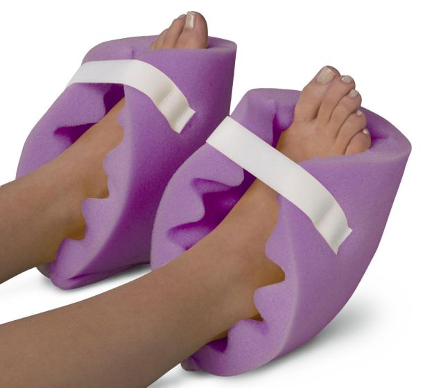 Medline Convoluted Foam Foot Cushion Protectors 2Ct