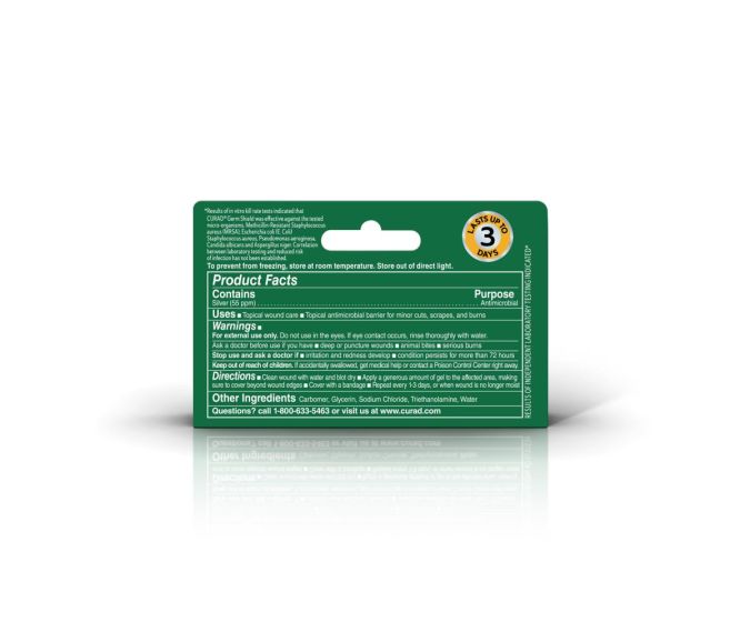 CURAD Germ Shield Antimicrobial Wound Gel 0.5oz 12Ct