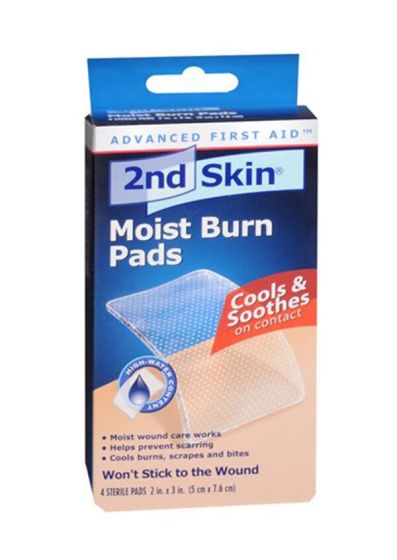 2nd Skin Moist Burn Pad 2in x 3in 4Ct