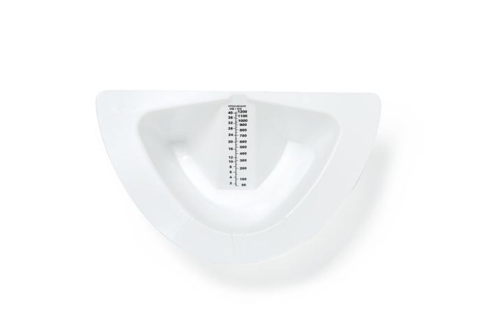 Medline 2Pc Commode Specimen Collector Pan 1200mL 1Ct