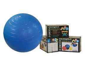 CanDo Blue Inflatable Exercise Ball 12in 1Ct