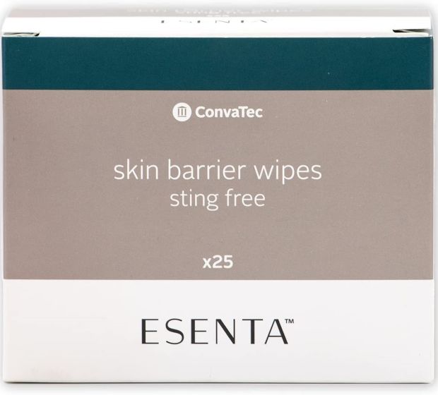 Esenta Skin Barrier Wipes 25Ct