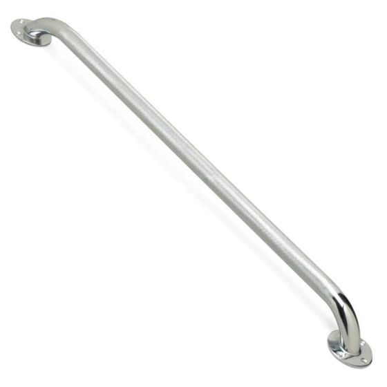 Medline 32in Knurled Chrome Grab Bar 1Ct