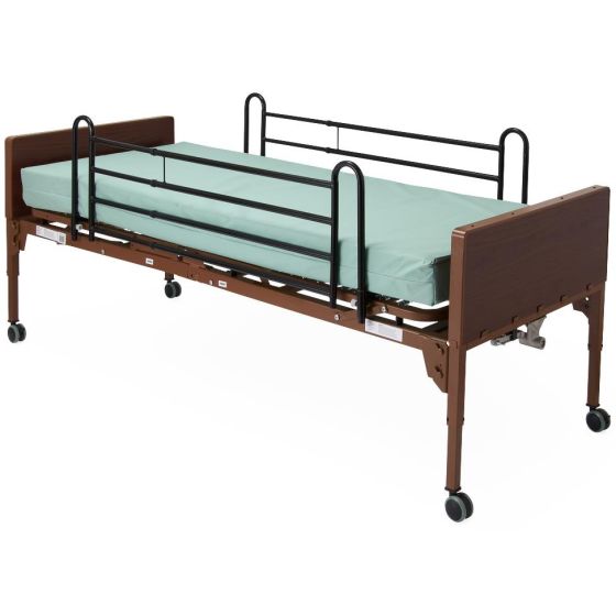 Economy Spring-Loaded 4-Bar Full Side Rail for Medline Homecare Beds ...