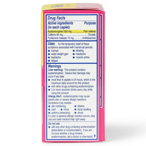 Midol Complete Menstrual Pain Relief Caplets 960Ct