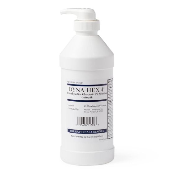 Dyna-Hex CHG 4% Surgical Scrub 32oz 12Ct