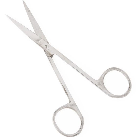 Single-Use Iris Scissors, Straight, Standard, 4.5 in., Each