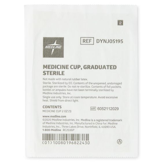 Medline Sterile Plastic Graduated Medicine Cups - All