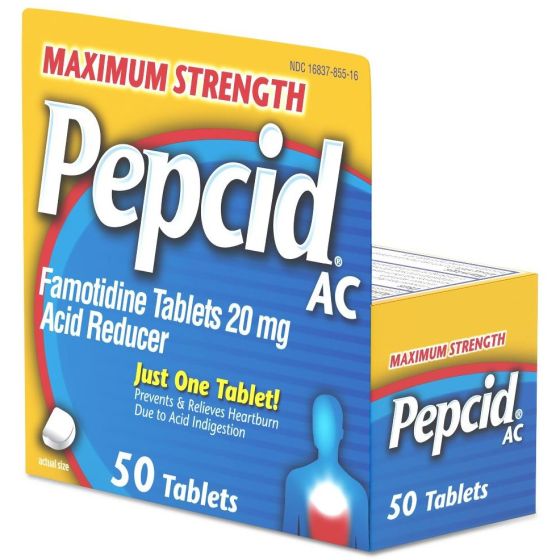 Pepcid AC Maximum Strength Tablets 50Ct