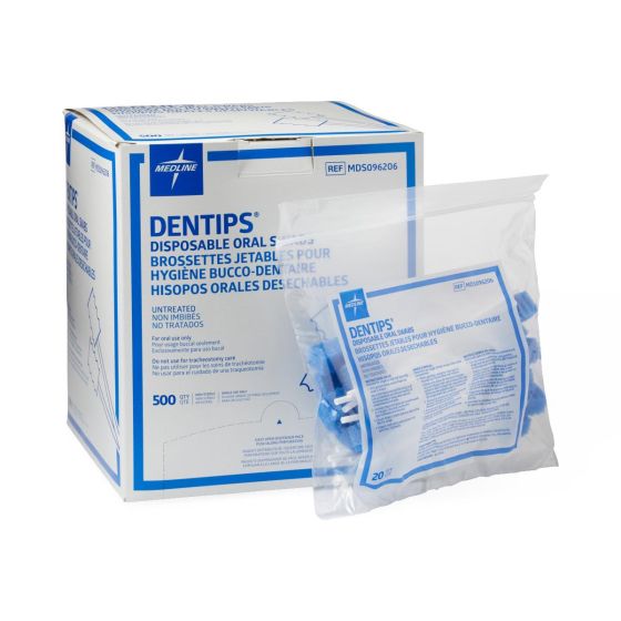 Medline DenTips Oral Swab Toothbrush - Shop All