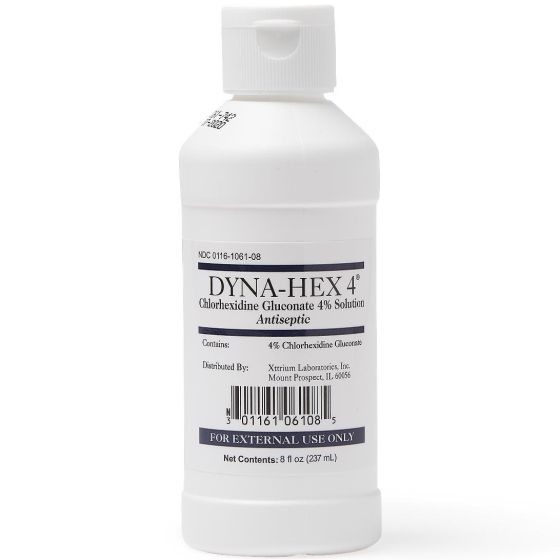Dyna-Hex CHG 4% Surgical Scrub 8oz 1Ct
