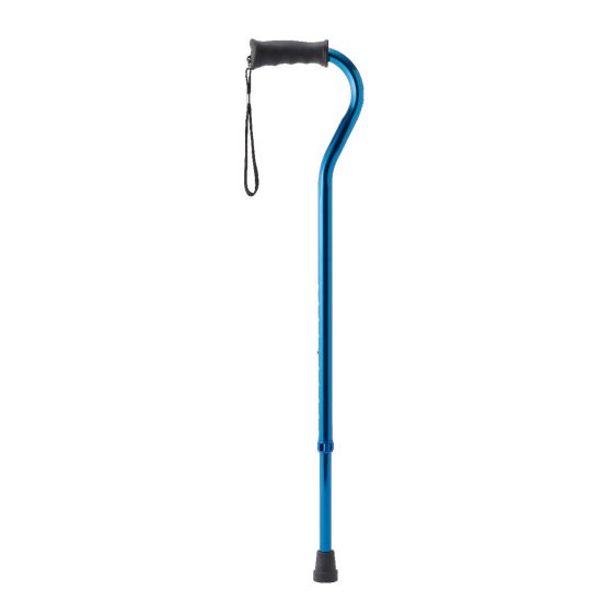 Medline Aluminum Offset Canes with Gel Grip