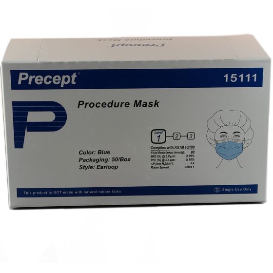High Filtration Procedure Face Mask with Earloop 500Ct