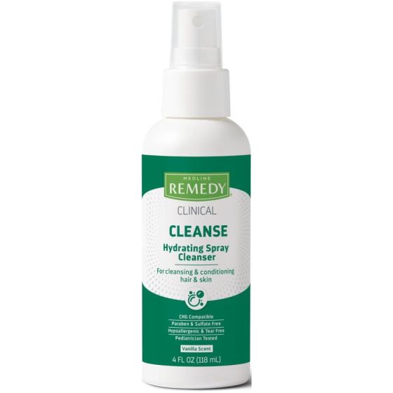 Medline Remedy Clinical Hydrating Spray Cleanser 4oz 1Ct