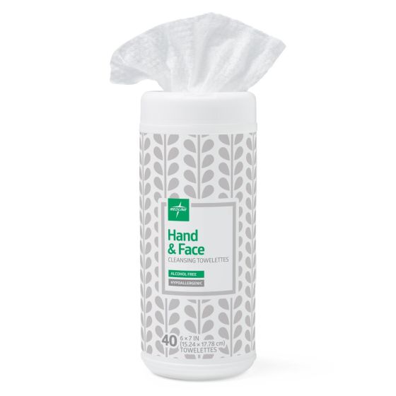 Medline Hand and Face Cleansing Wet Wipes 480Ct