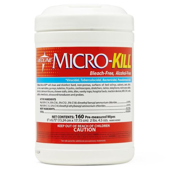 Medline Micro-Kill Disinfectant Wipes - Shop All