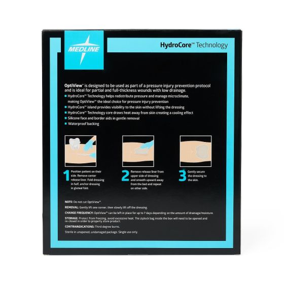 OptiView Transparent Dressings with HydroCore Technology