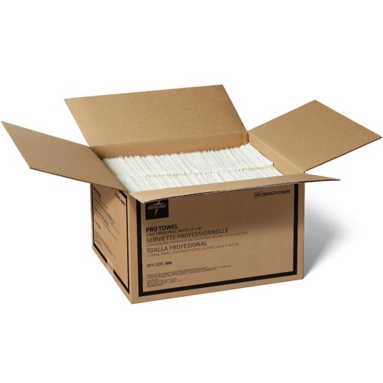 Medline 2-Ply Tissue/Poly Prof Paper Towel 13x18 Blue 500Ct