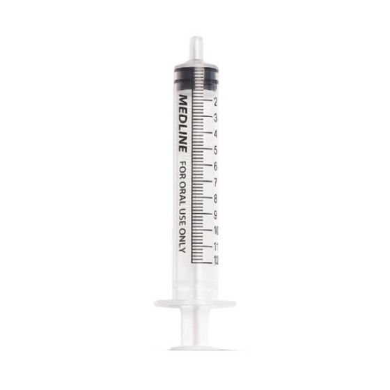 Medline Nonsterile Clear Oral Syringe 12mL 50Ct