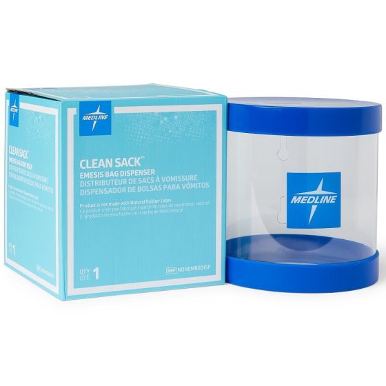 Medline Emesis Sick Vomit Bag Dispenser 1Ct