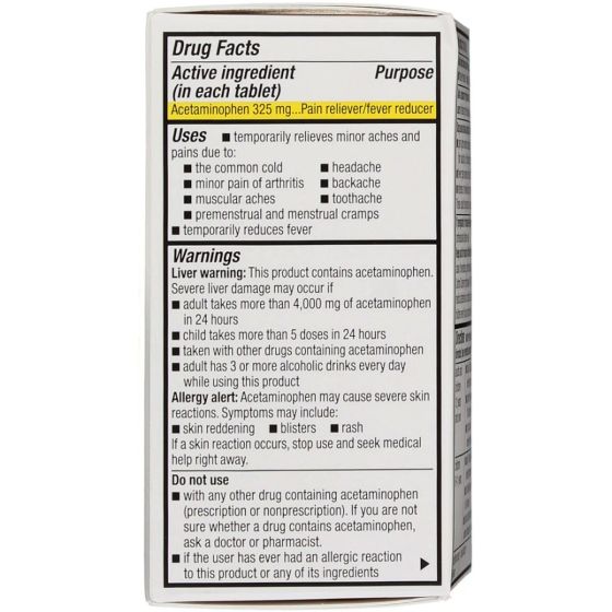 Good Sense Regular Strength Pain Relief 325mg 100Ct