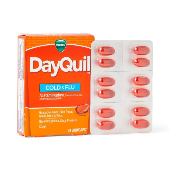 Vicks DayQuil Cold and Fluid LiquiCap, Multisymptom
