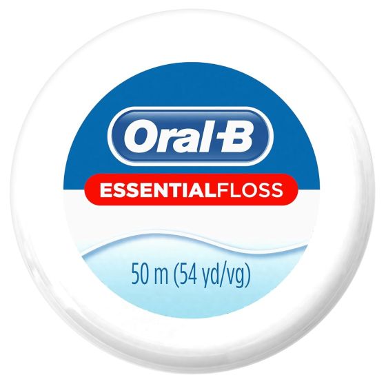 Oral B Essential Dental Floss 55 Yd Roll One