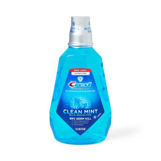 Crest Pro-Health Multi-Protection Clean Mint CPC Oral Rinse, 1.5 L (50. ...