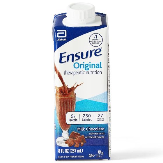 Ensure Original Chocolate Nutritional Oral Supplement 8oz 24Ct