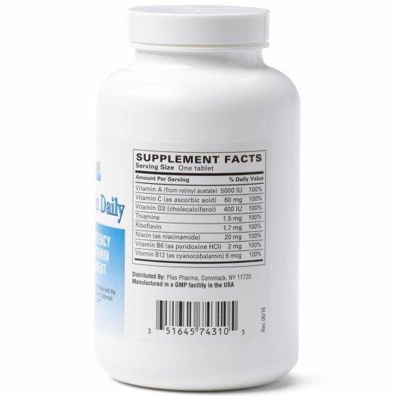 PlusPharma Daily Multivitamin Tablet High Potency 1000Ct