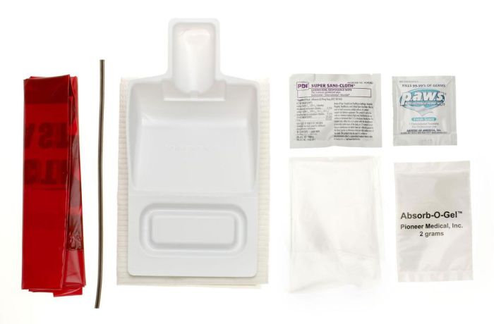 Medline Biohazard Fluid Clean-Up Kit 36Ct