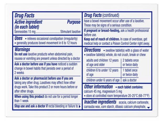 Ex-Lax Maximum Strength Stimulant Laxative Constipation Relief 15mg 8Ct
