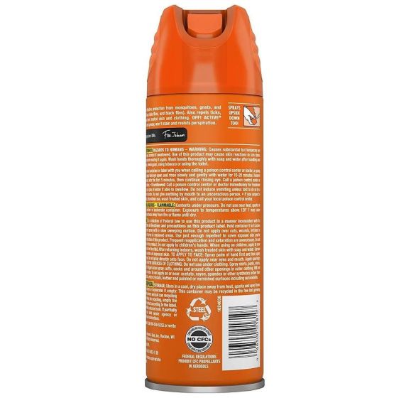 OFF! Active Insect Repellent Spray Sweat Resistant 6oz 1Ct