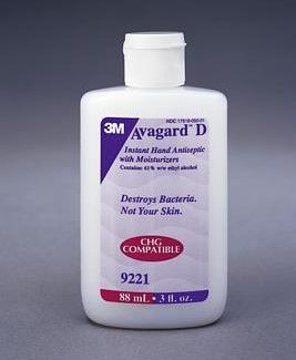 3M Avagard D Instant Hand Antiseptic Sanitizer 3oz 1Ct