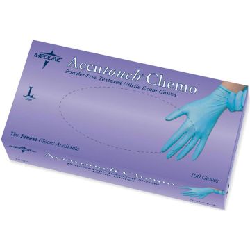 Medline MediGuard ES Nitrile Exam Gloves L 100Ct