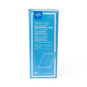 Medline Sterile Premium Abdominal Pad 5x9 400Ct