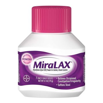 MiraLAX Unflavored Laxative Powder 4.1oz 1Ct