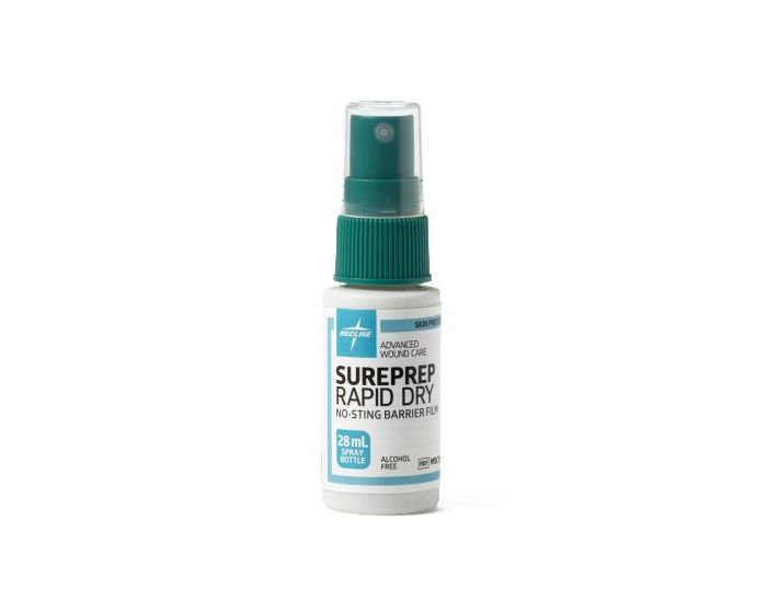 Medline SurePrep Rapid Dry Barrier Film 28mL Spray 1Ct