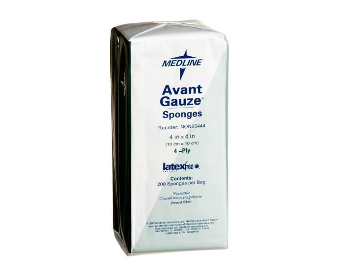 Medline Premium Gauze NS Nonwoven Sponge 4ply 4x4 2000Ct