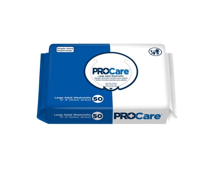 ProCare Alcohol-Free Scented Personal Wipes 12x8in 600Ct