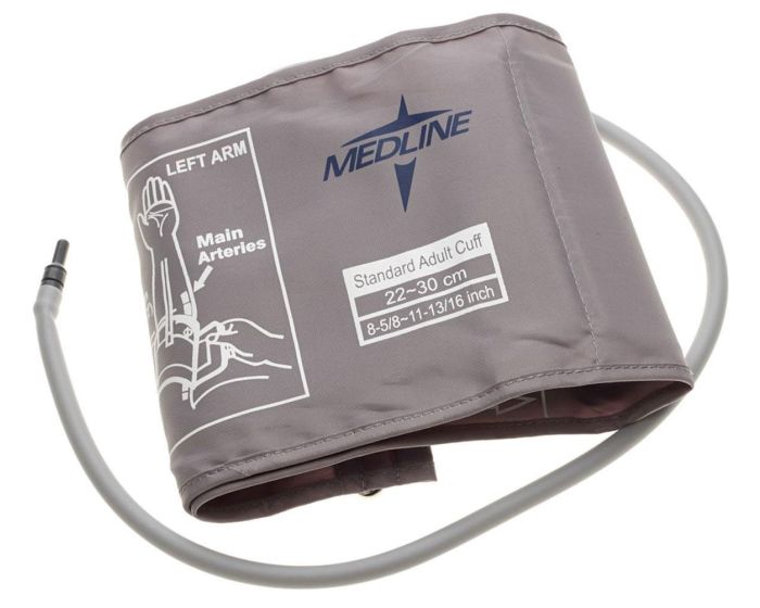 Medline Digital Blood Pressure Monitor Cuff Adult Medium 1Ct